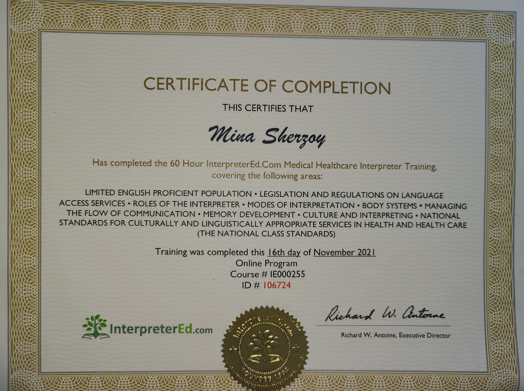 Credentials - Excel Consulting International